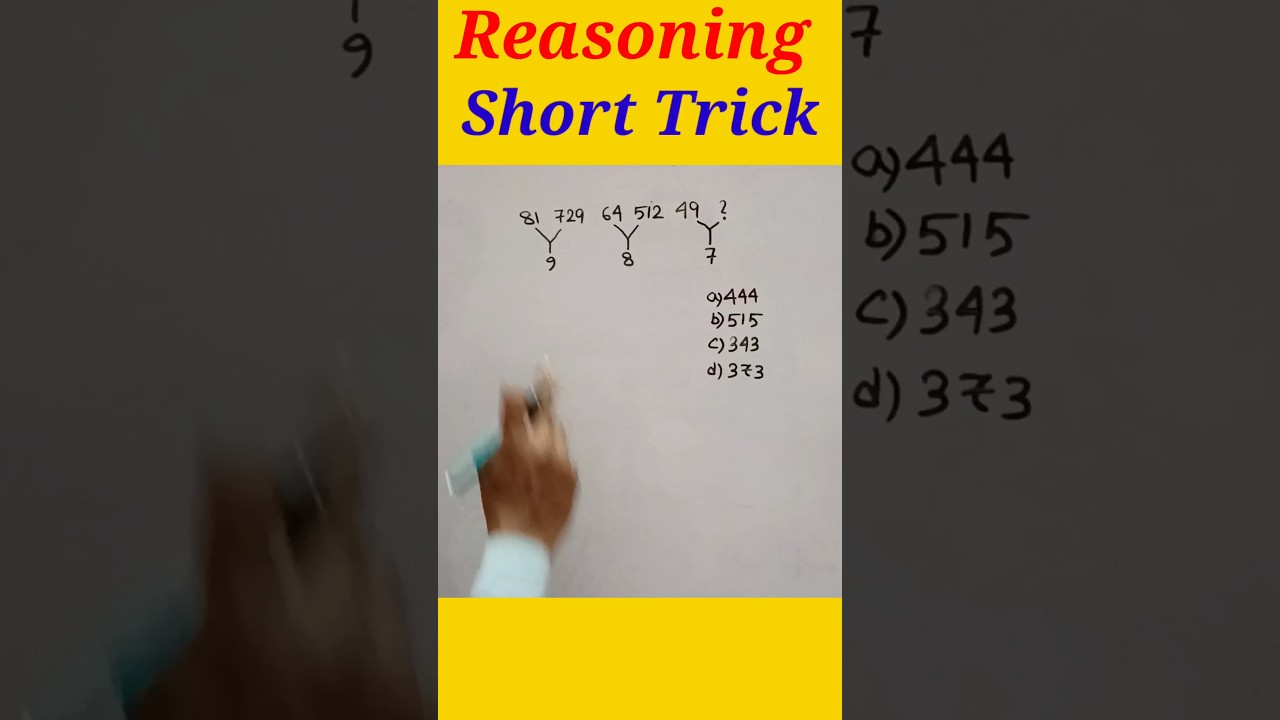 Reasoning Short Tricks Reasoning Shorts Education Tricks Youtube