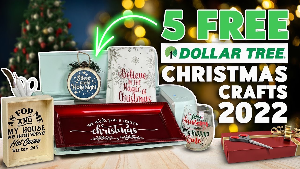 рџ ё 5 Free Dollar Tree Diy Christmas Crafts Ideas Youtube