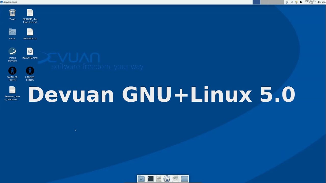 Devuan Gnu Linux 5 0 0 Youtube