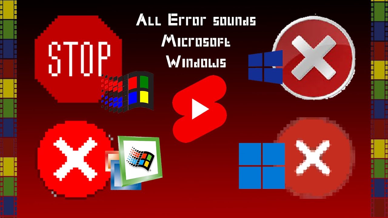 All Error Sounds Of Microsoft Windows Youtube