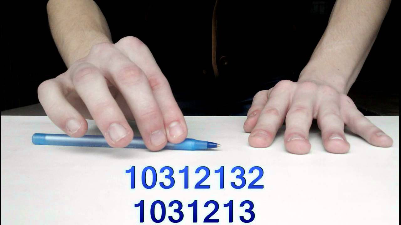 Pen Tapping Tutorial или как делать битбокс ручкой 6 Medium Beat