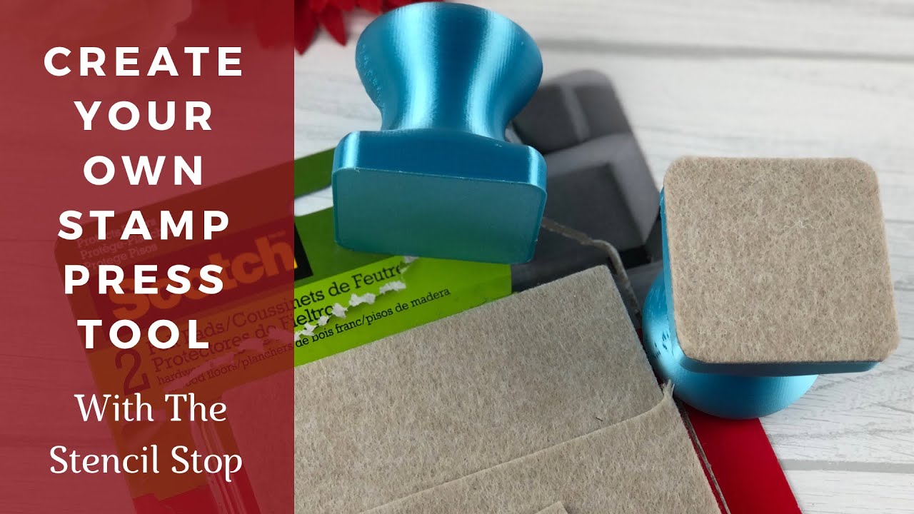 How To Create Your Own Stamp Press Tool With The Stencil Stop Stencil