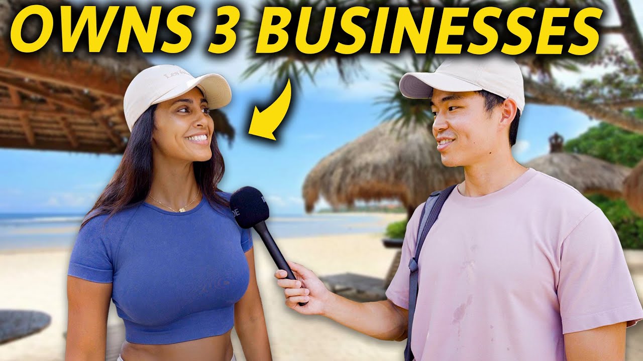 Asking Digital Nomads What They Do For A Living Bali Indonesia Youtube