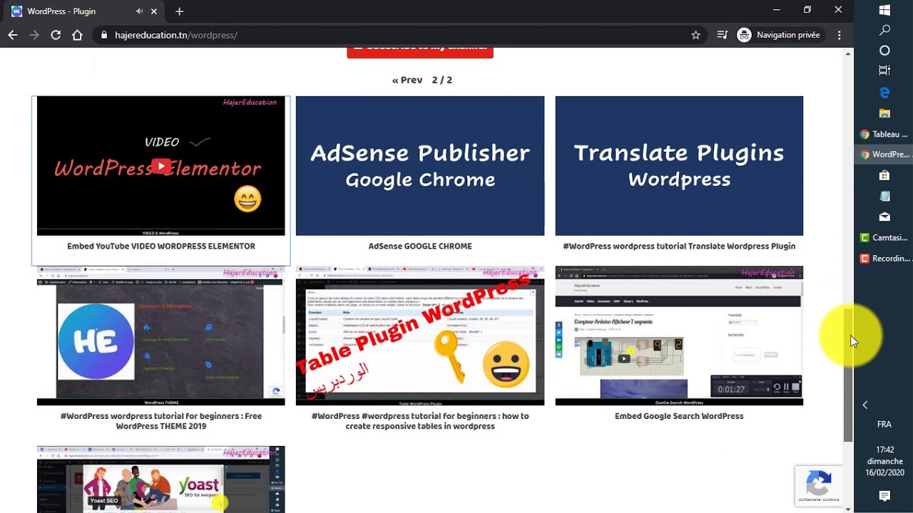 Wordpress Plugin Youtube