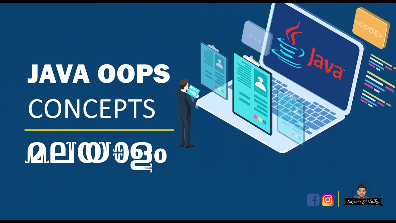 Oop Concepts In Java Class And Objects Java Programming Malayalam