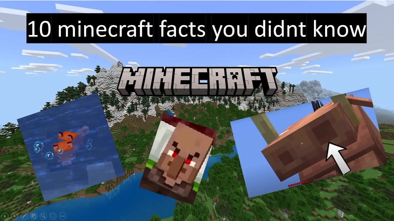 10 Minecraft Facts You Didnt Know Youtube