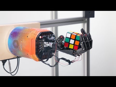 Watch A Robot Hand Solve A Rubik S Cube