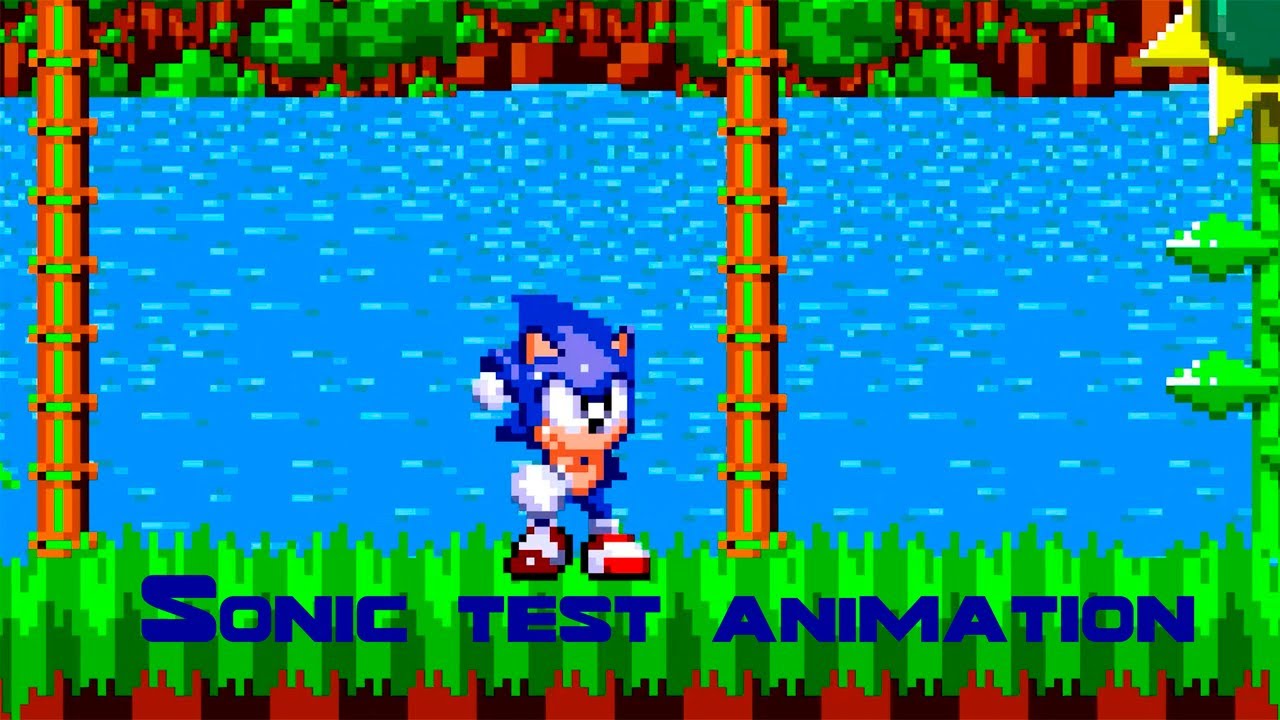 Sonic Test Sprite Animation Youtube