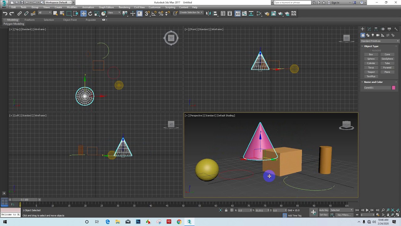 3ds Max Ui Introduction Class 01 Part 01 Youtube