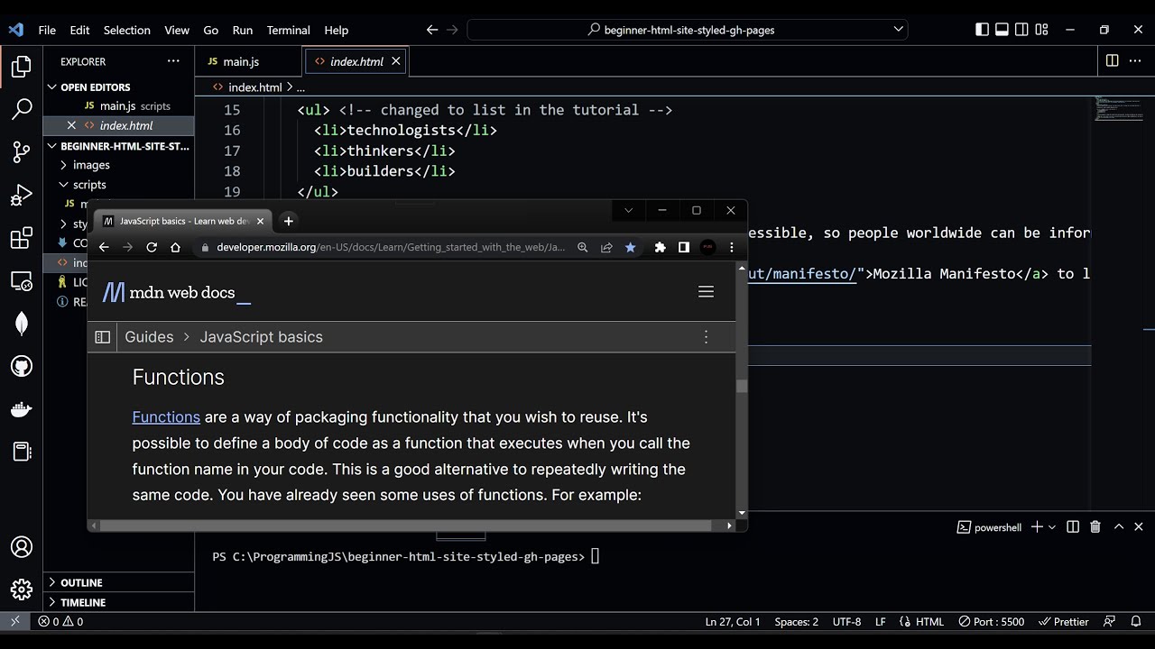 Javascript Basics Part Ii Youtube