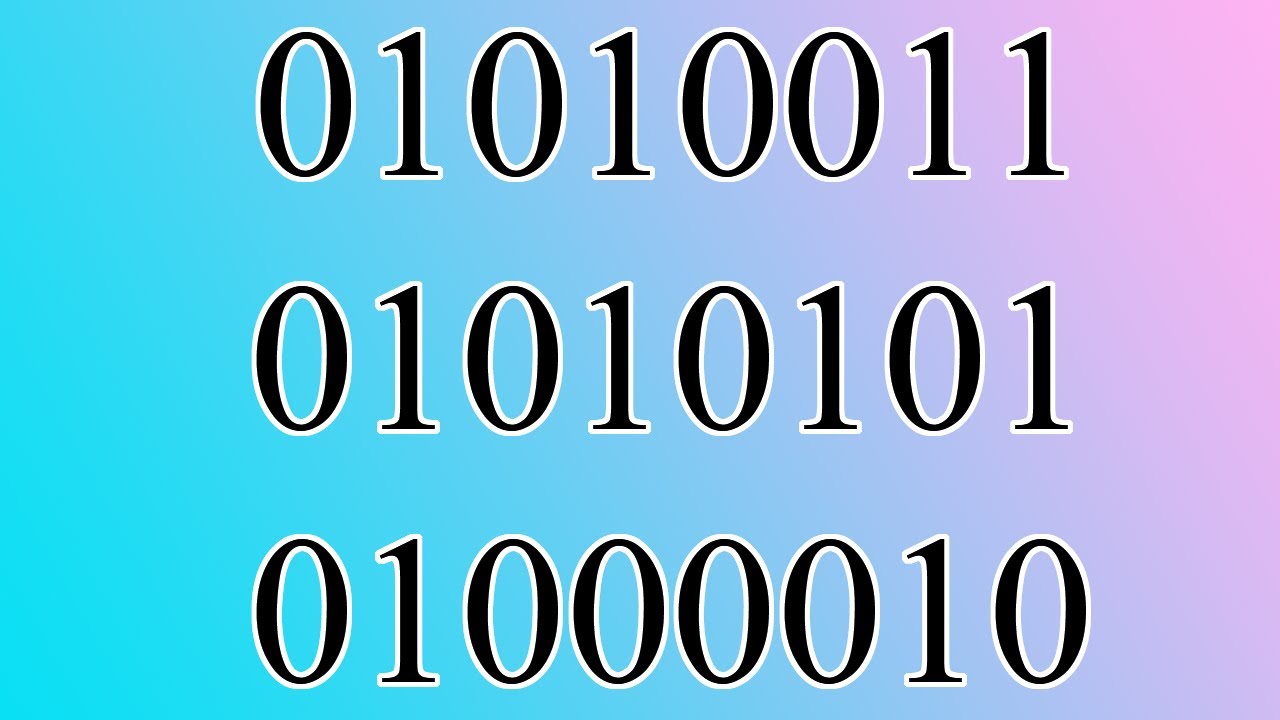 How To Read Binary Code Youtube