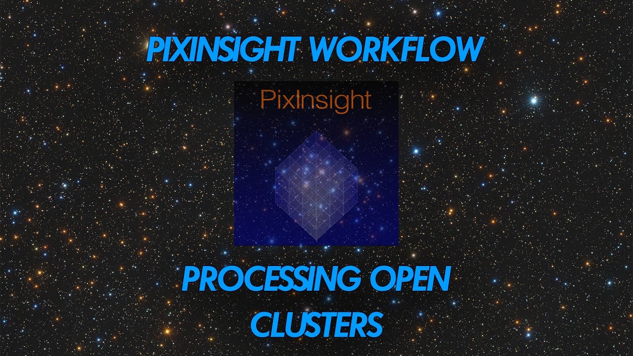 Osc Processing Workflow Open Star Clusters Youtube