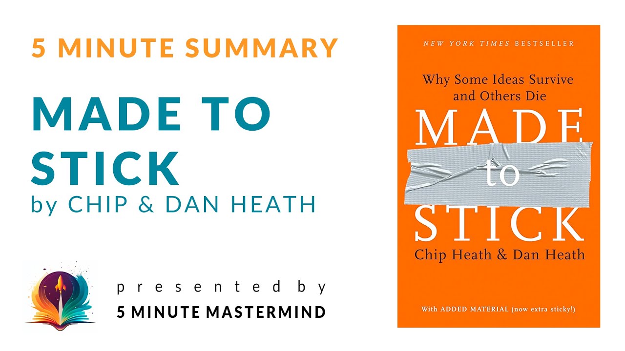 Made To Stick By Dan Chip Heath 5 Minute Book Summary Audio And