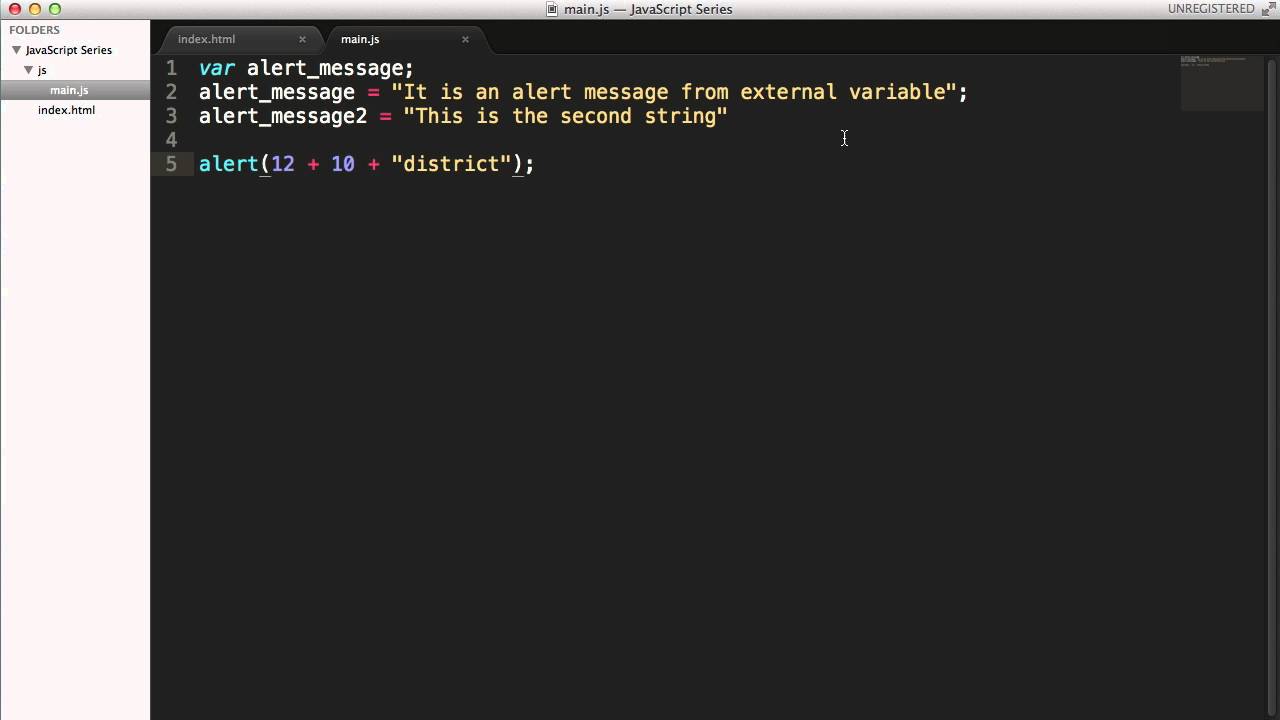 Concatenation In Javascript Youtube