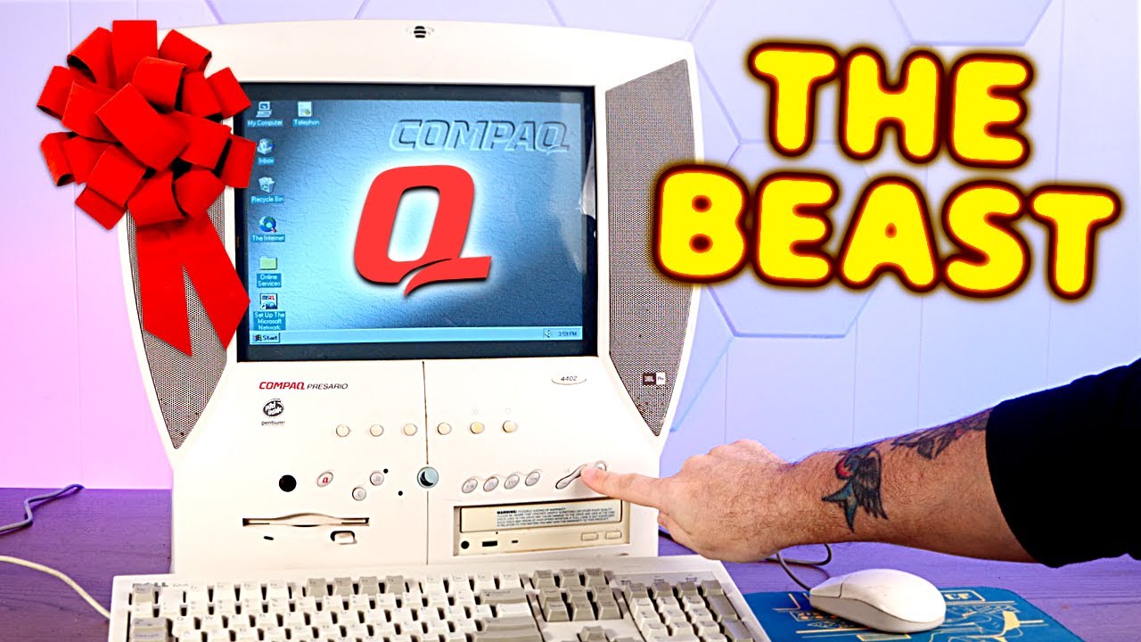 Compaq S Insane 1996 All In One Pc Youtube