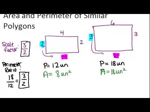 Area And Perimeter Of Similar Polygons Principles Video Geometry