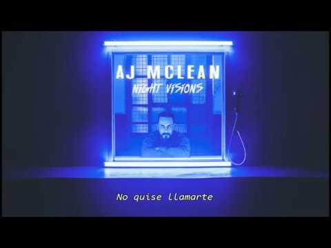 Aj Mclean Night Visions Subtitulado En Español Youtube