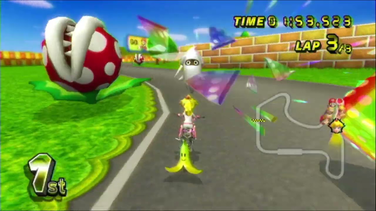 Mario Kart Wii Peach Standard Bike M Youtube