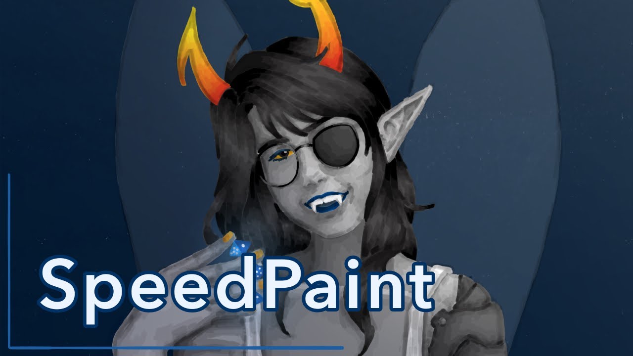 Speedpaint Fairy Vriska Homestuck Youtube