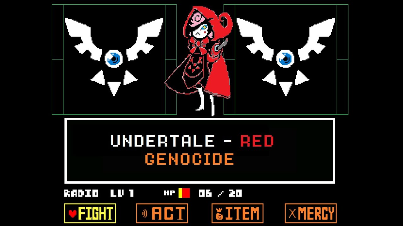 Undertale Red Genocide Battle Youtube