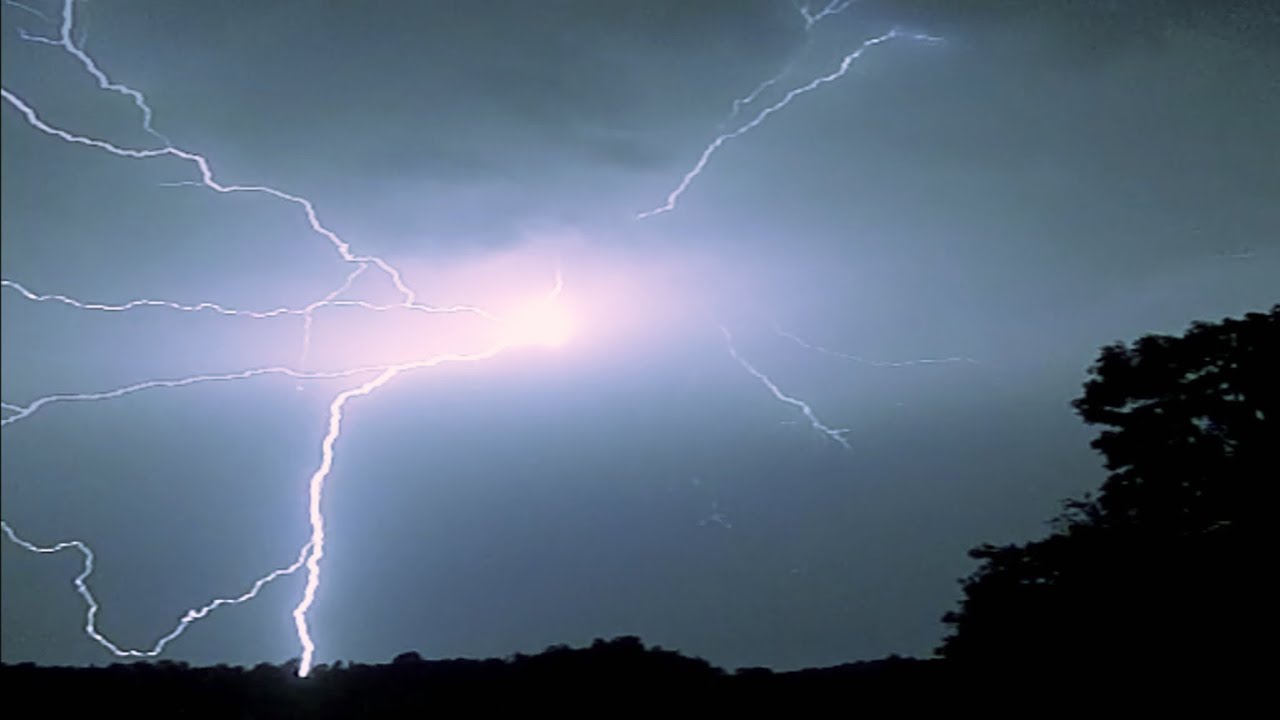 Slow Motion Lightning Strike Gif