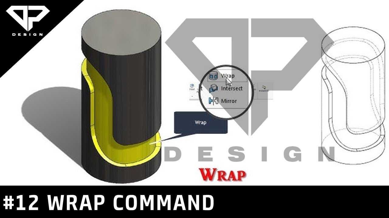 Learning Solidworks 12 Wrap Command In Solidworks 3d Part Design