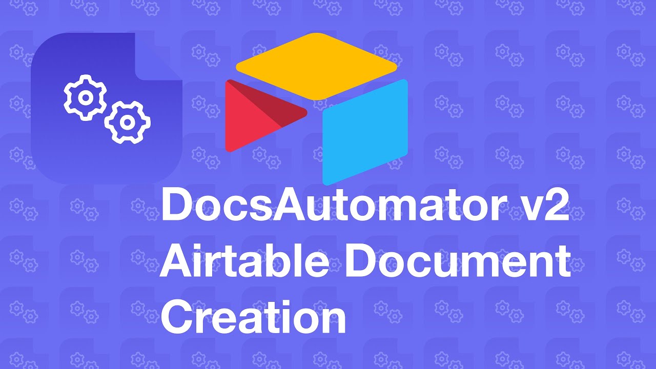 Docsautomator V2 Airtable Document Creation Incl Line Items Youtube