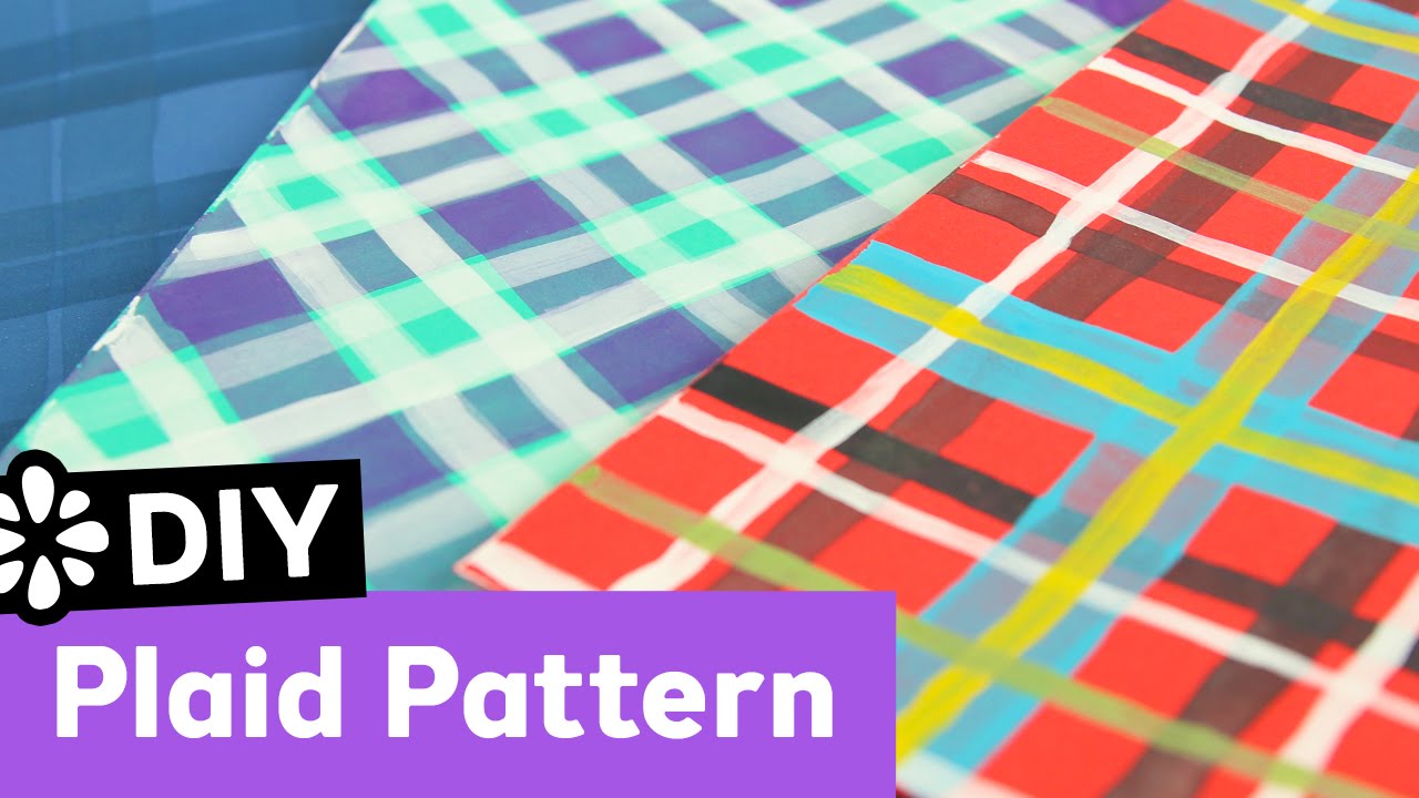 Diy Plaid Pattern Sea Lemon Youtube