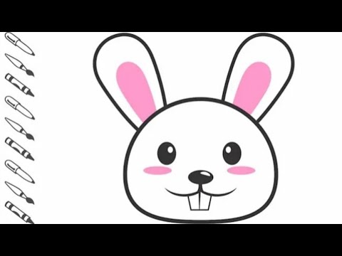 Rabbit Cartoon Drawing Coreldraw Tutorial Cartoon Drawing Youtube
