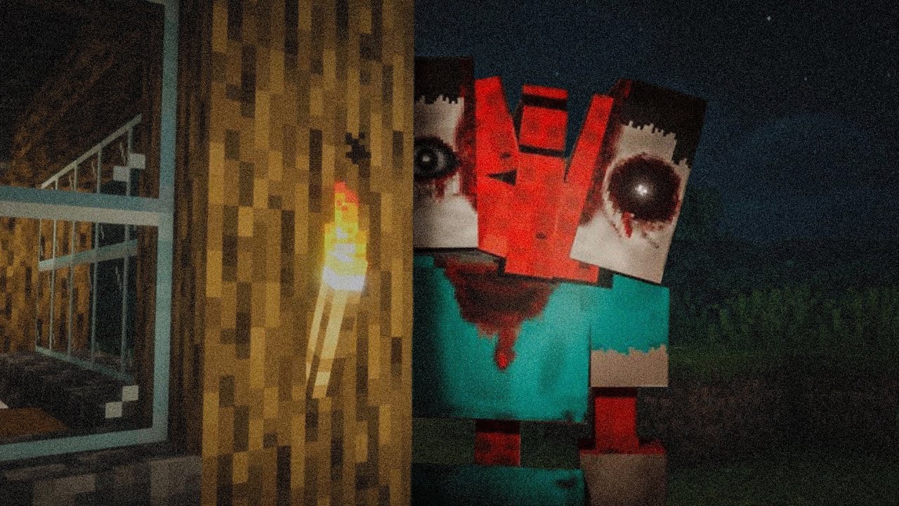 This New Minecraft Horror Mod Chases You Out Of The Caves Youtube