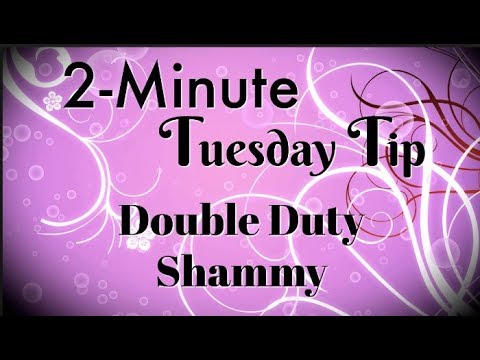 Double Duty Shammy 2 Minute Tuesday Tip Youtube