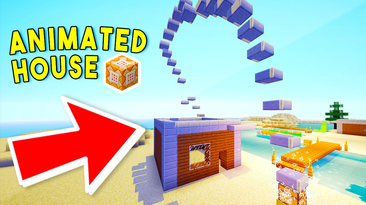 Minecraft Animated Command Block House Youtube