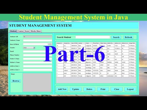 Student Management System In Java Netbeans Mysql Database Part 6