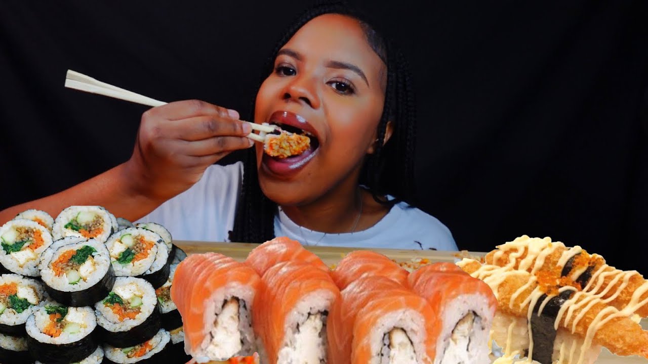 Asmr Sushi Mukbang 먹방 Youtube