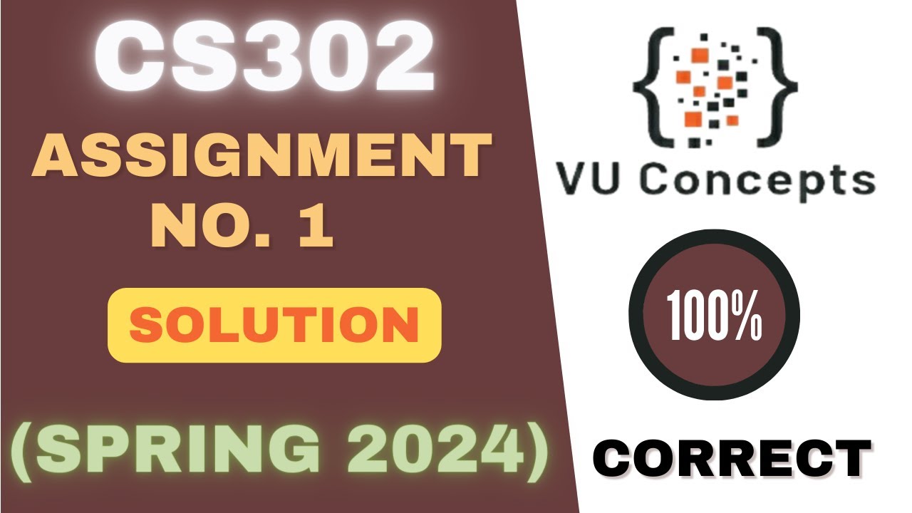 Cs302 Assignment 1 Solution 2024 Youtube