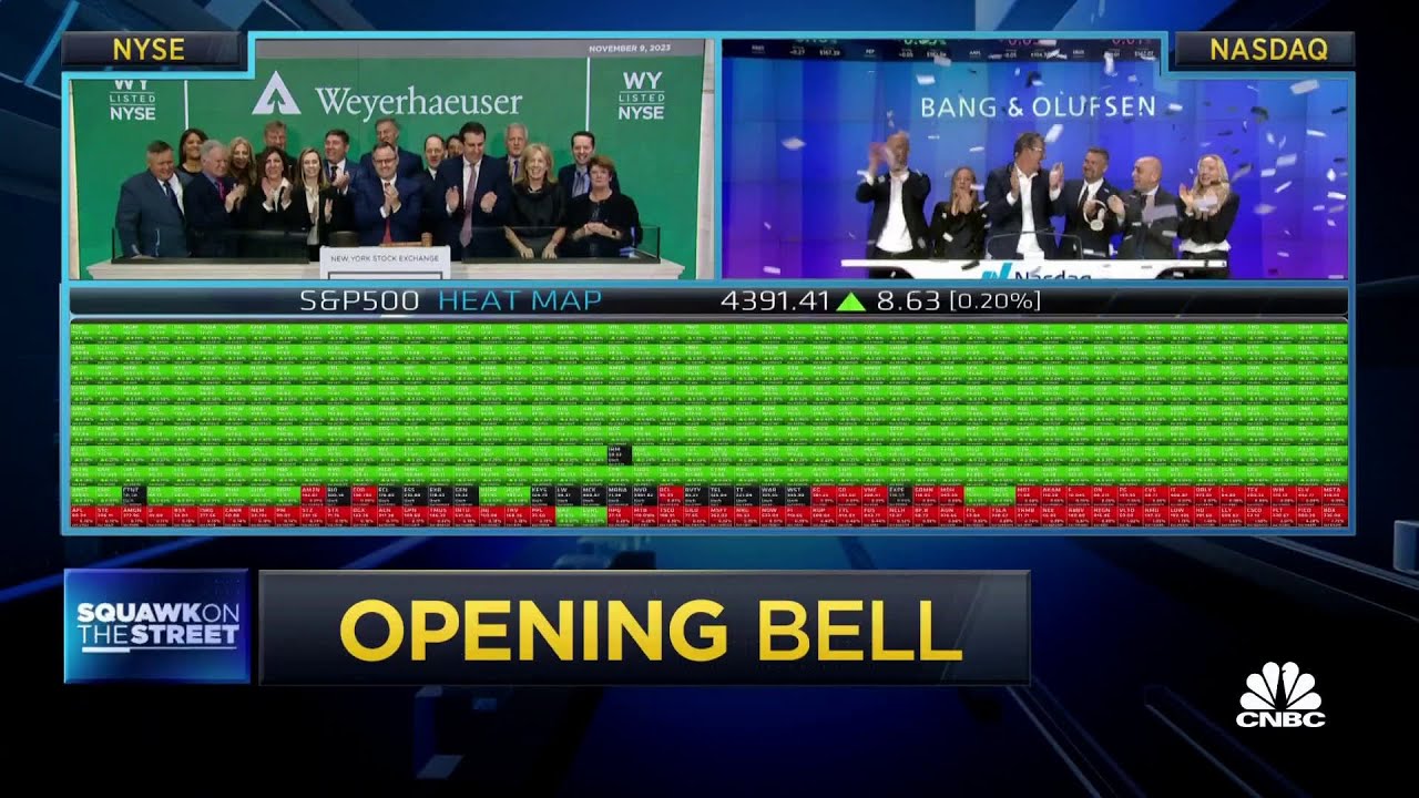 Opening Bell November 9 2023 Youtube