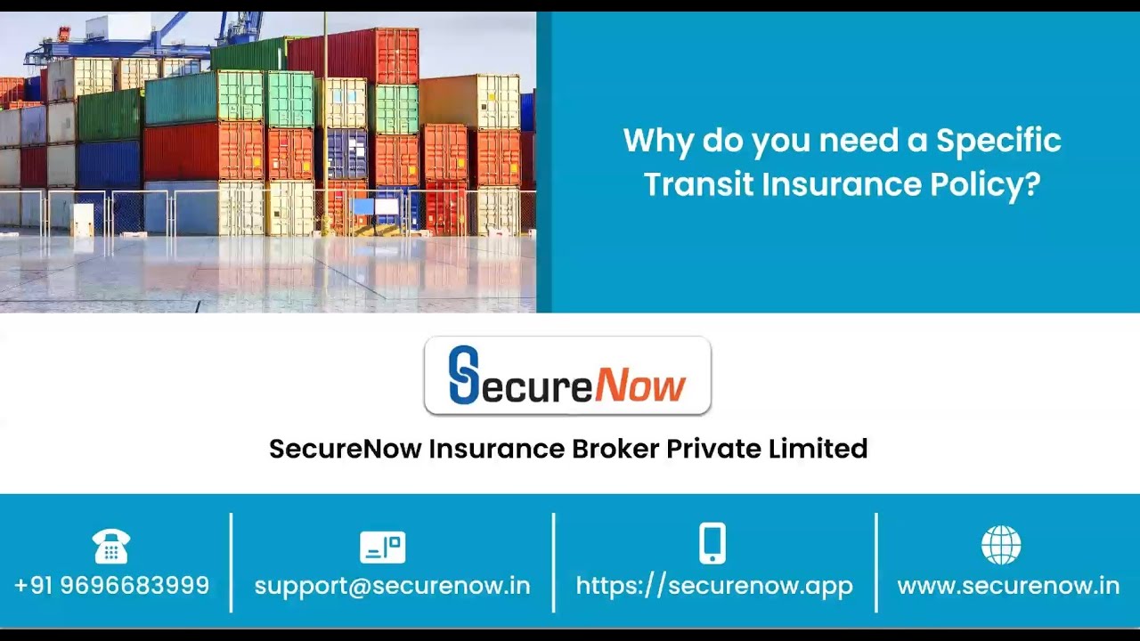Why Do You Need A Specific Transit Insurance Policy Youtube
