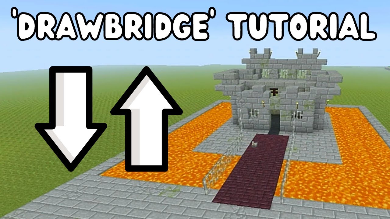 Minecraft Xbox 360 Ps3 Drawbridge Tutorial Xbox One Le Java Youtube