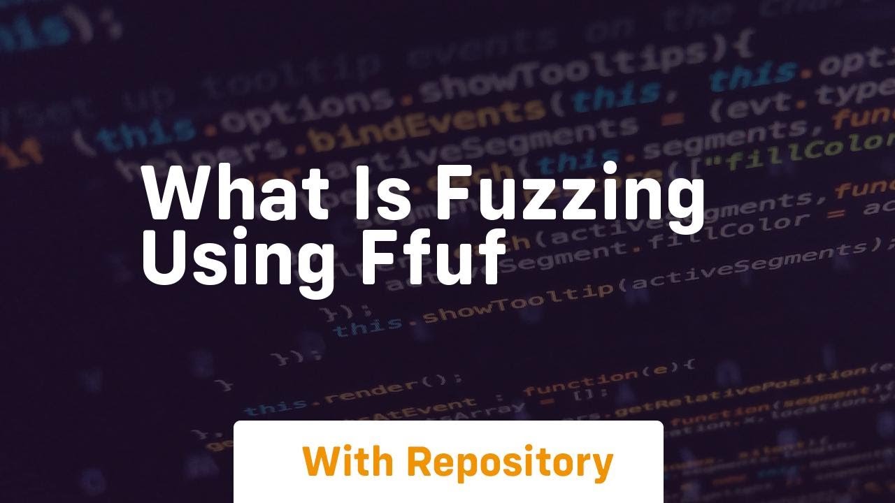 What Is Fuzzing Using Ffuf Youtube