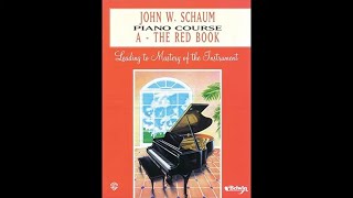 The Red Book Complete John W Schaum Piano Course A Coe Music Studio ...