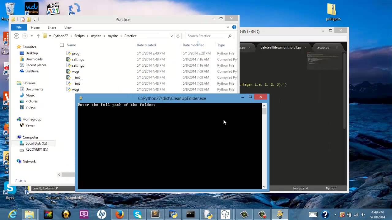 My First Python Program Youtube