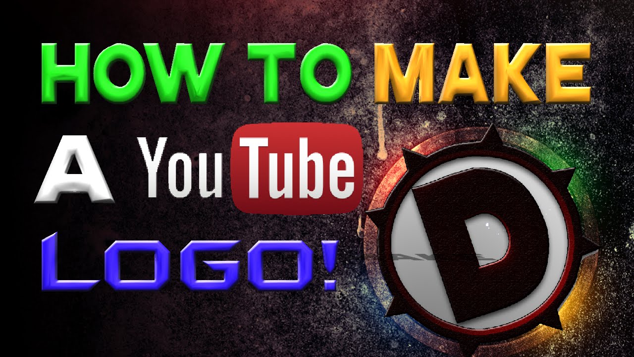 How To Create A Profesional Youtube Logo Profile Picture Photoshop