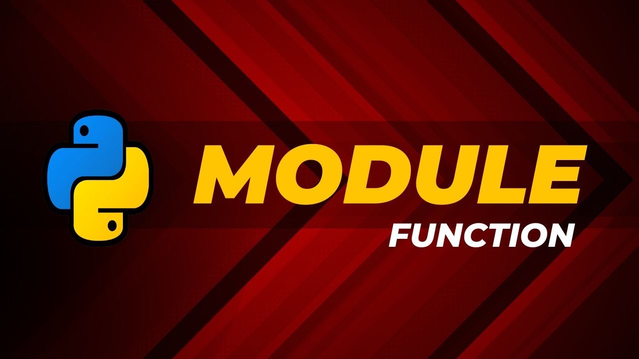 Dasar Python 20 Module Youtube