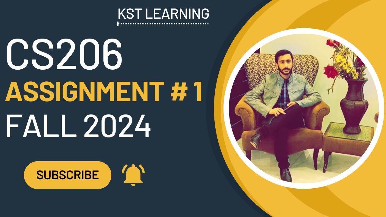 Cs206 Assignment 1 Solution Fall 2024 Cs206 Assignment No 1 Fall 2024