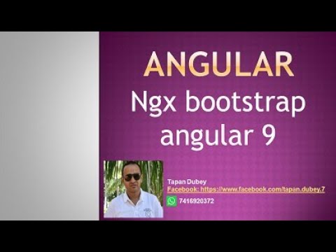 8 Angular 9 Ngx Bootstrap Youtube