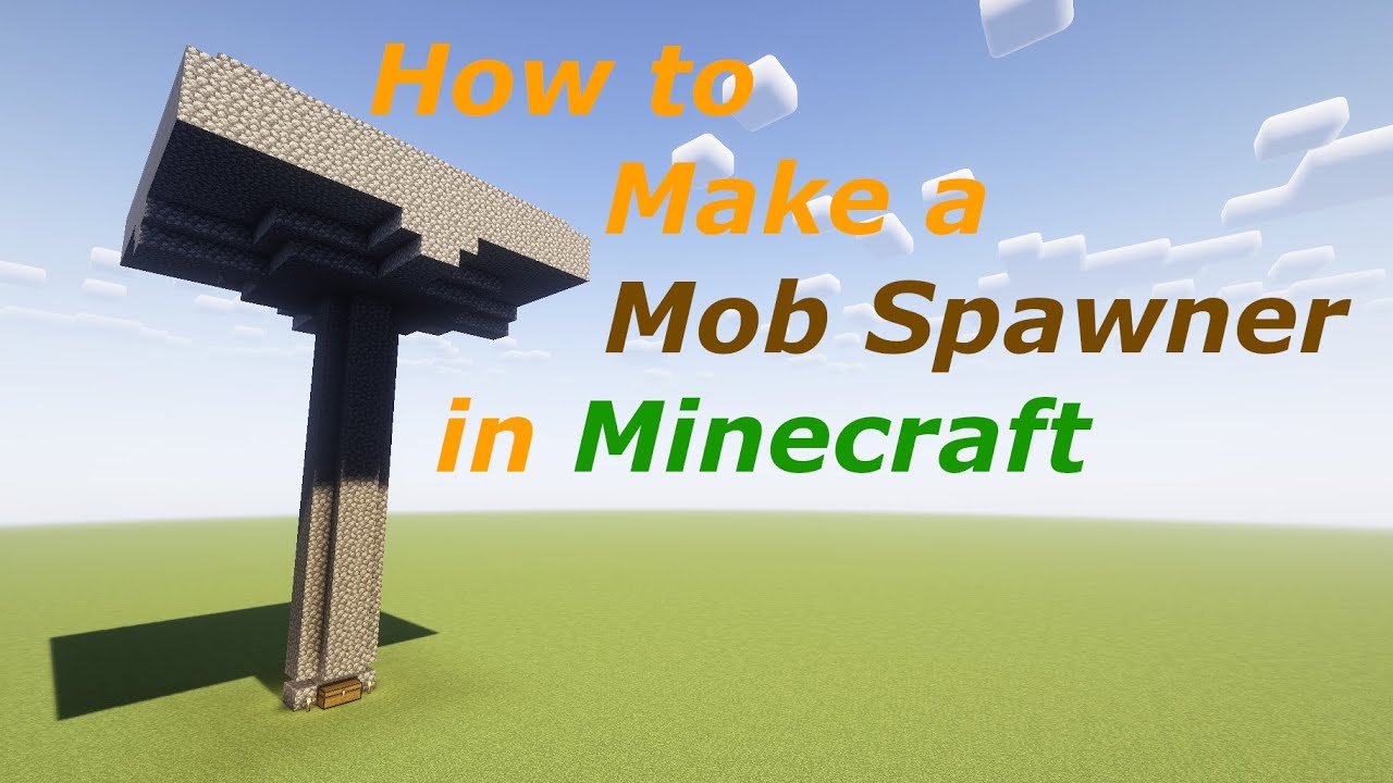 How To Make A Mob Spawner In Minecraft Youtube