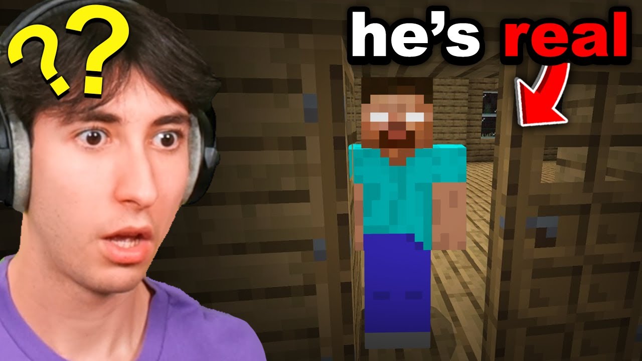 Fooling My Friend As Realistic Herobrine In Minecraft Youtube