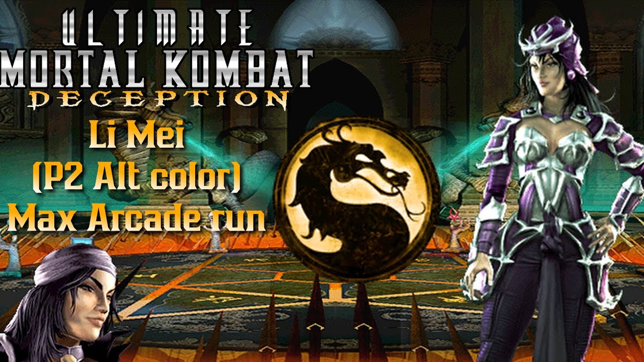 Ultimate Mortal Kombat Deception Li Mei P2 Alt Color Max Arcade Run