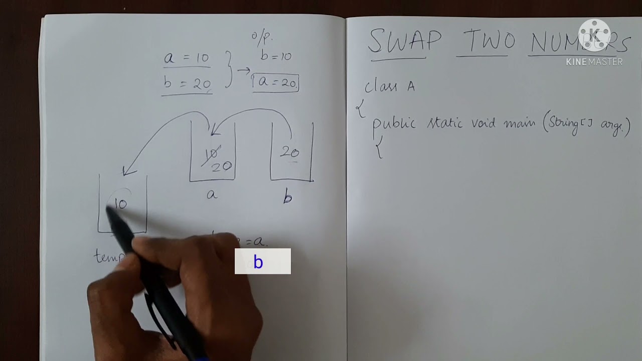 Swap Two Numbers Java Youtube