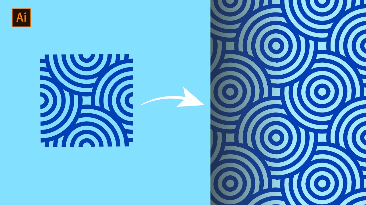 How To Create Seamless Background Pattern Adobe Illustrator Tutorial